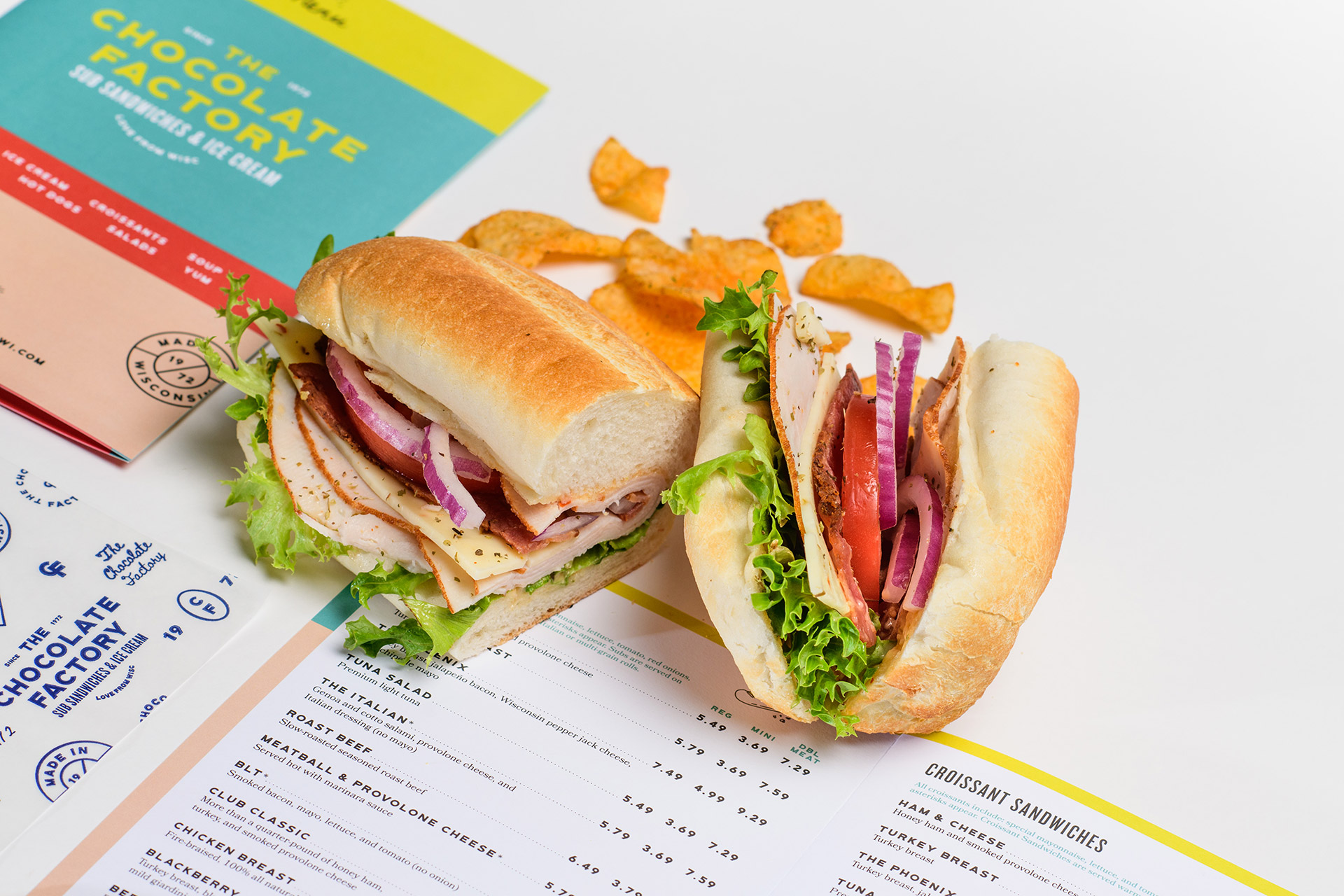 Menu - The Chocolate Factory